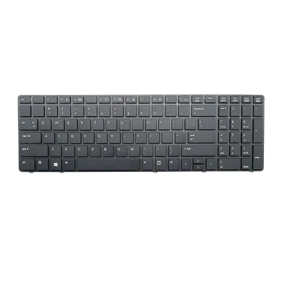 Laptop keyboard HP Elitebook 8560w 8570W no pointer black